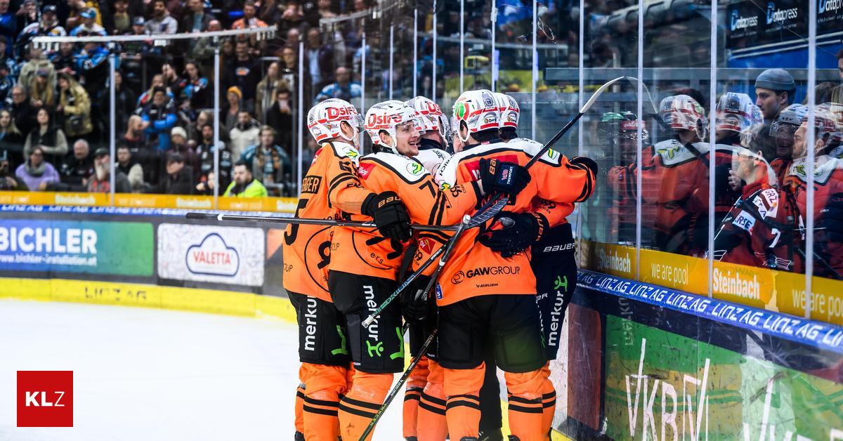 Graz99ers vs. Black Wings Linz: Graz 99ers entscheiden Krimi erneut in der Overtime